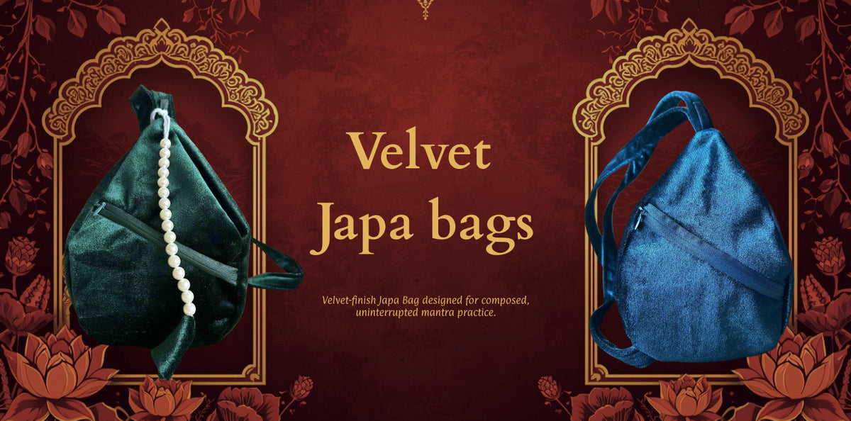 Premium Velvet Japa Bags – sakhyavrind